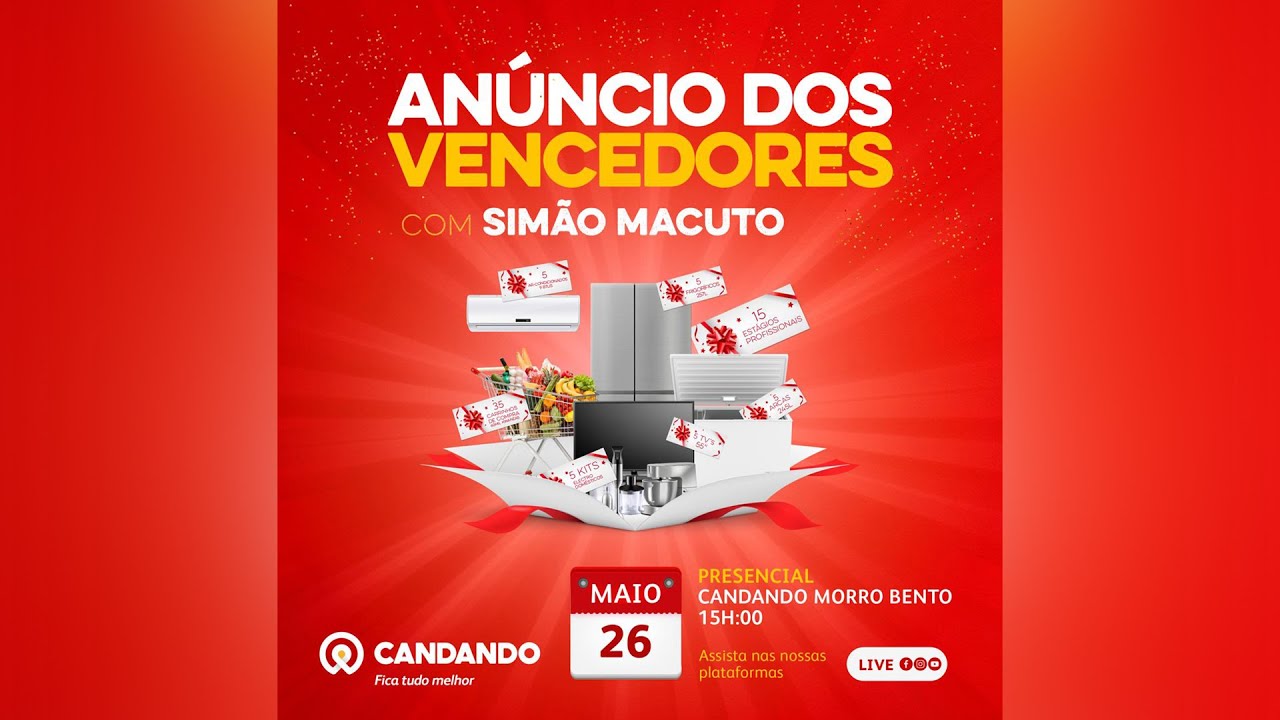 7º ANIVERSÁRIO DO CANDANDO | ANÚNCIO DOS VENCEDORES - YouTube