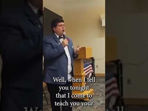 Professor Toto's speech LIVE in Algona, Iowa 4/15/25 - YouTube