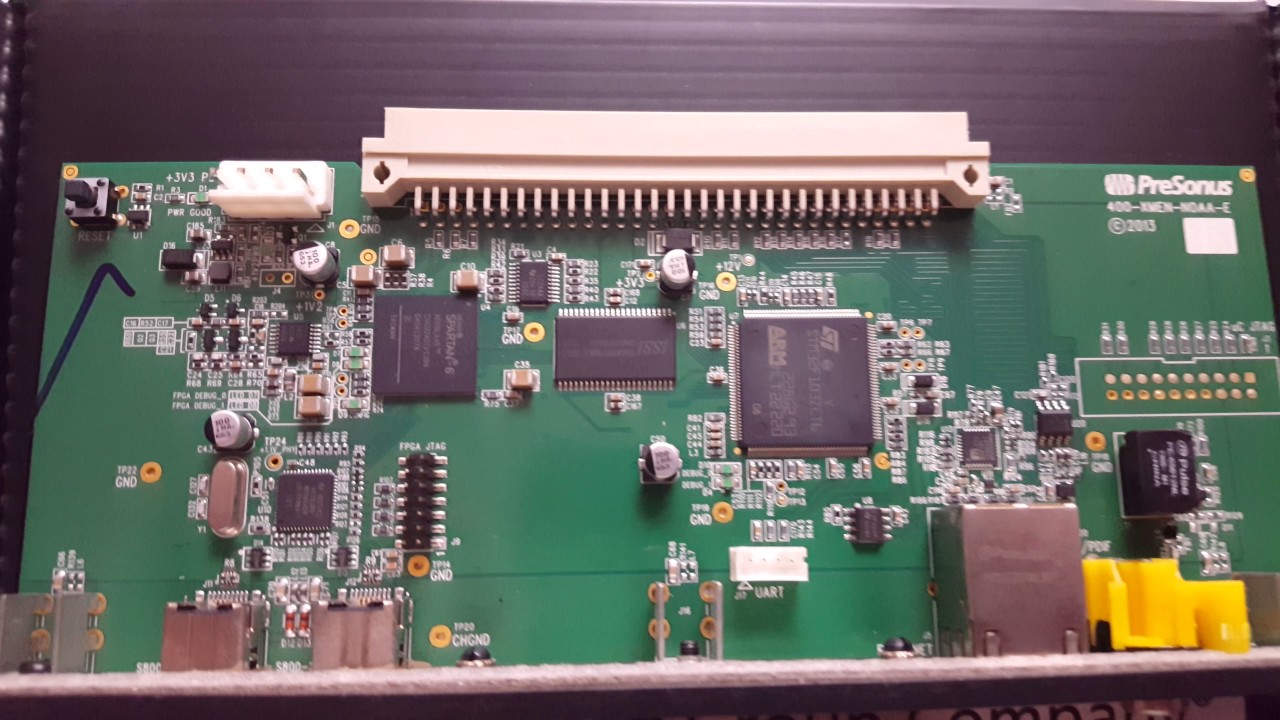 Presonus studio live 32.4.2ai/rm32ai option card inside view!!!! Rare ...