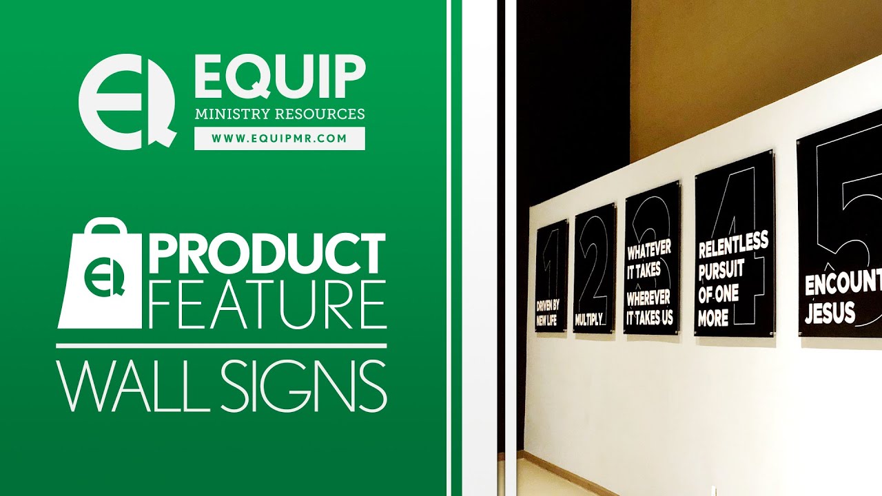 Equip - Product Feature | Wall Signs - YouTube