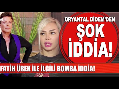 Oryantal Didem, Fatih Ürek'i ifşa etti! Yer yerinden oynayacak