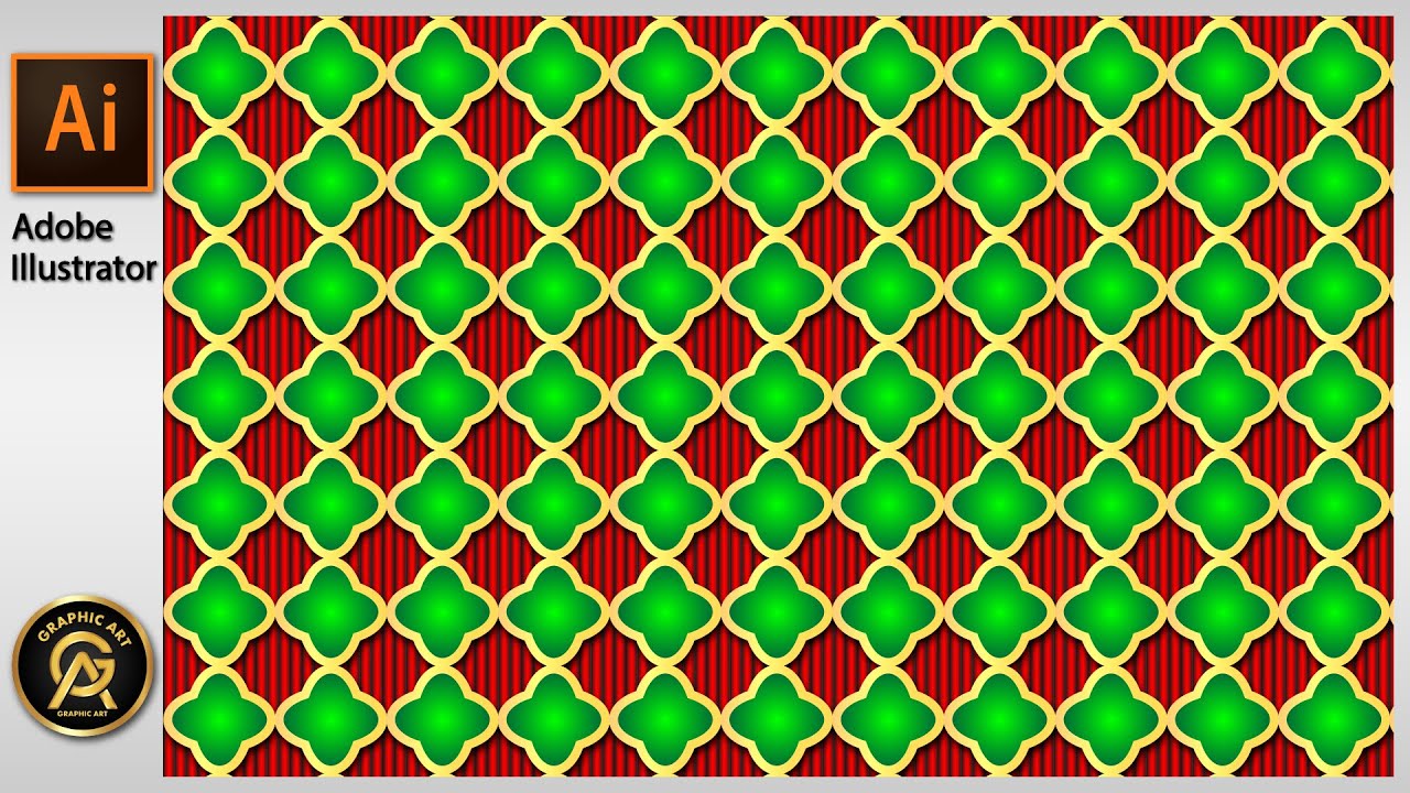 How To Make Seamless Luxurious Pattern Adobe Illustrator Cc Youtube