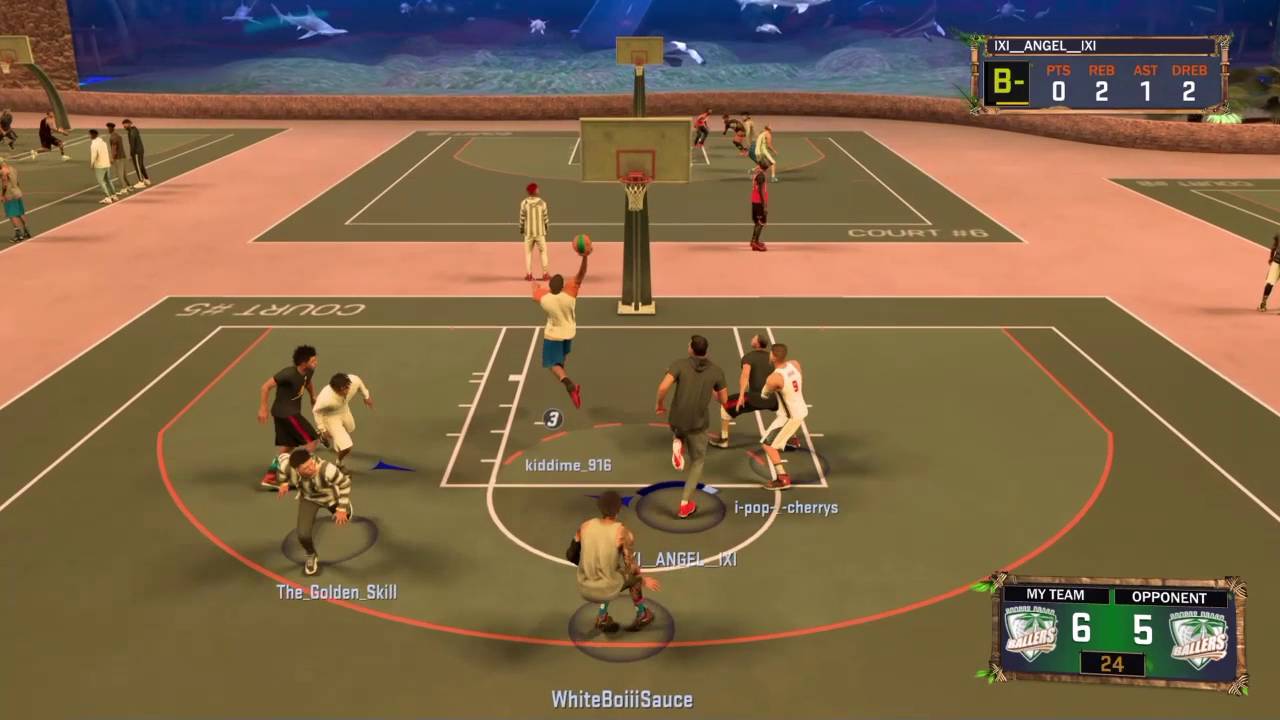 Nba 2k17 MyPark - 4v4 Squad - YouTube