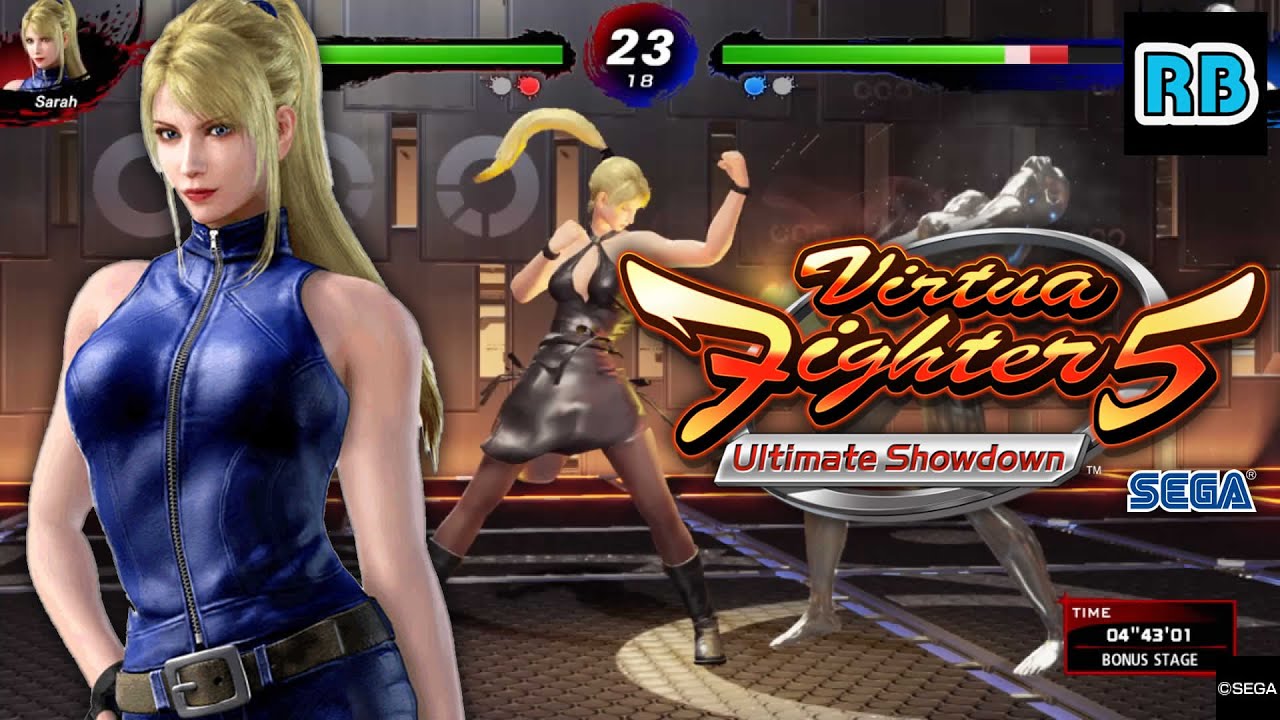 2021 PS4 Virtua Fighter 5 Ultimate Showdown Sarah VeryHard ALL - YouTube