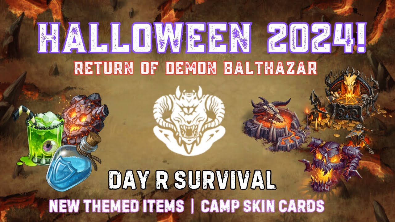 Halloween Event 2024 - Demon Balthazar | New Items & Camp Skin Cards ...