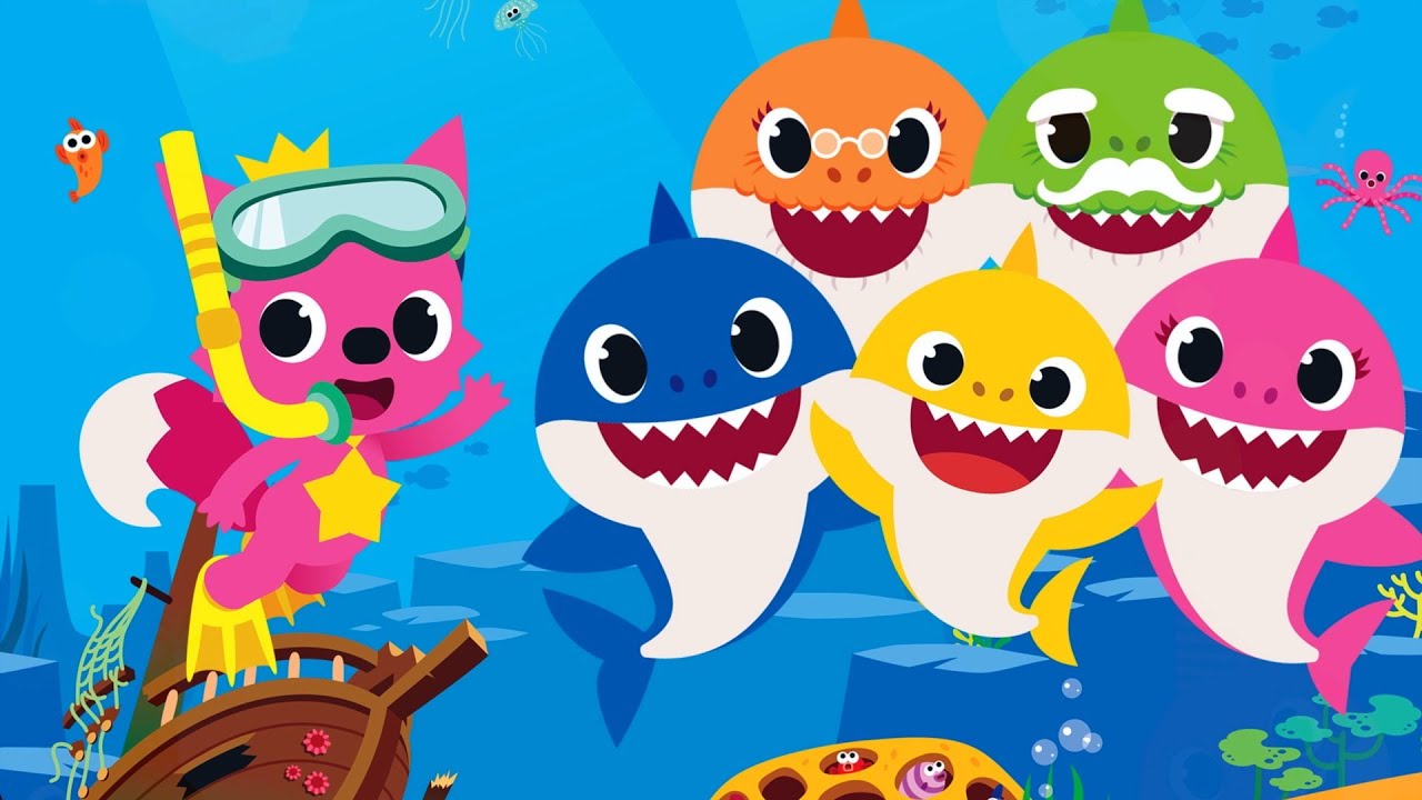 Baby Shark - Bayi Hiu Super Remix con letra y voz Canciones infantiles ...