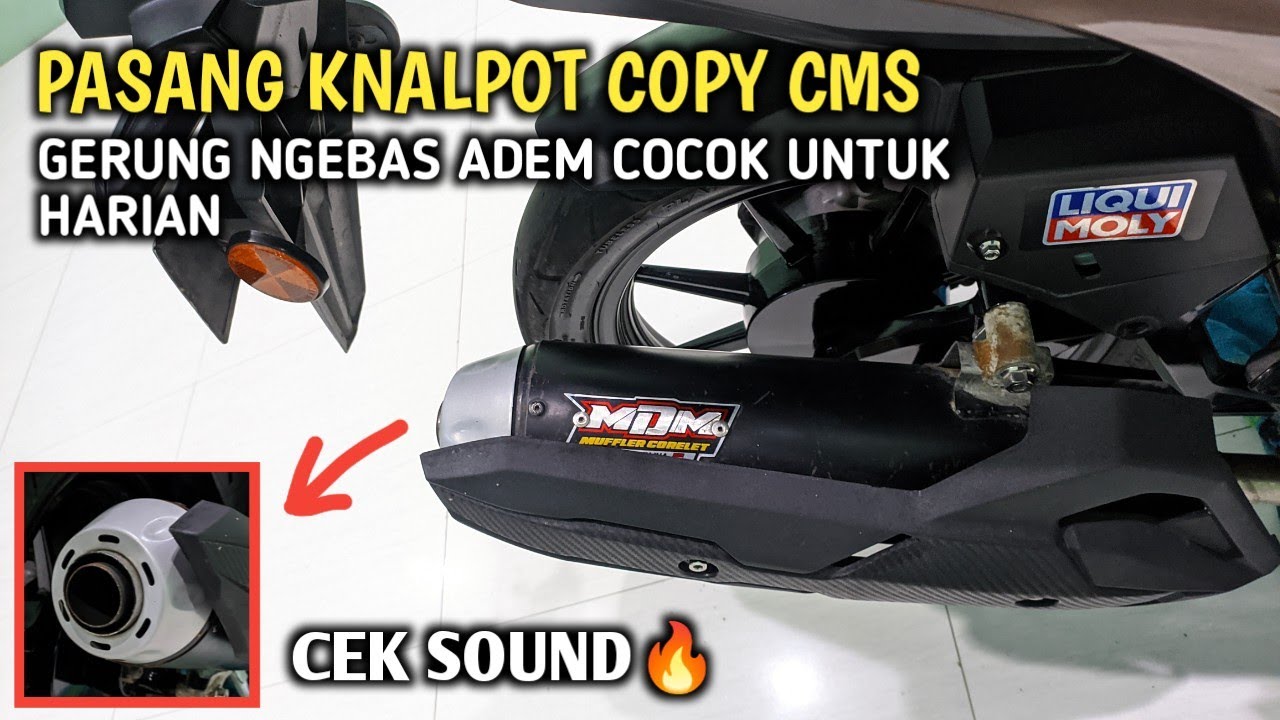Pasang Knalpot Copy Cms By Mdm !! Project Vario #13 - YouTube