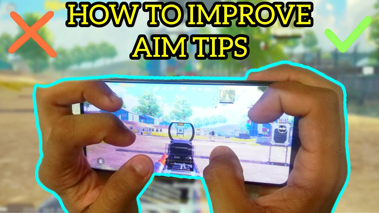 HOW TO IMPROVE AIM TIPS | HANDCAM 5 FINGER FULL GYRO | PUBG MOBILE ...