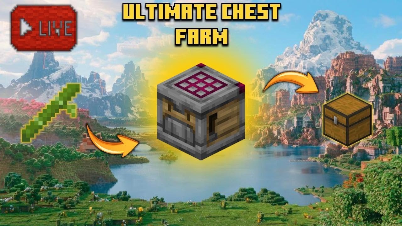 Ultimate Chest Farm – Live Minecraft Stream - YouTube