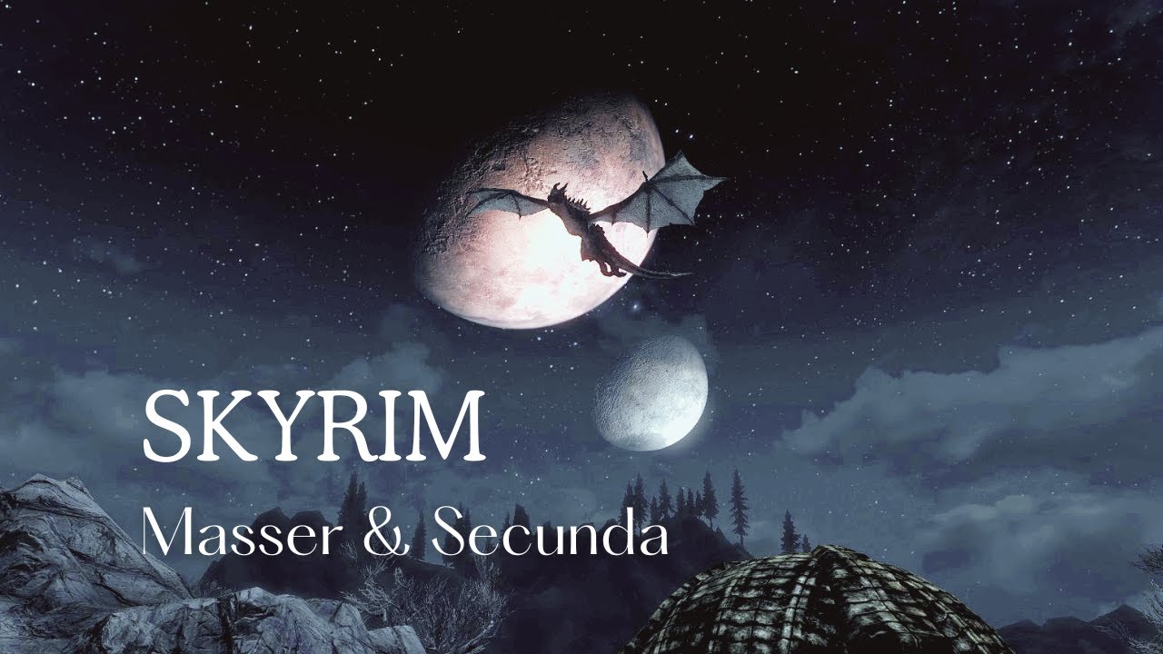 Skyrim - Masser & Secunda - YouTube