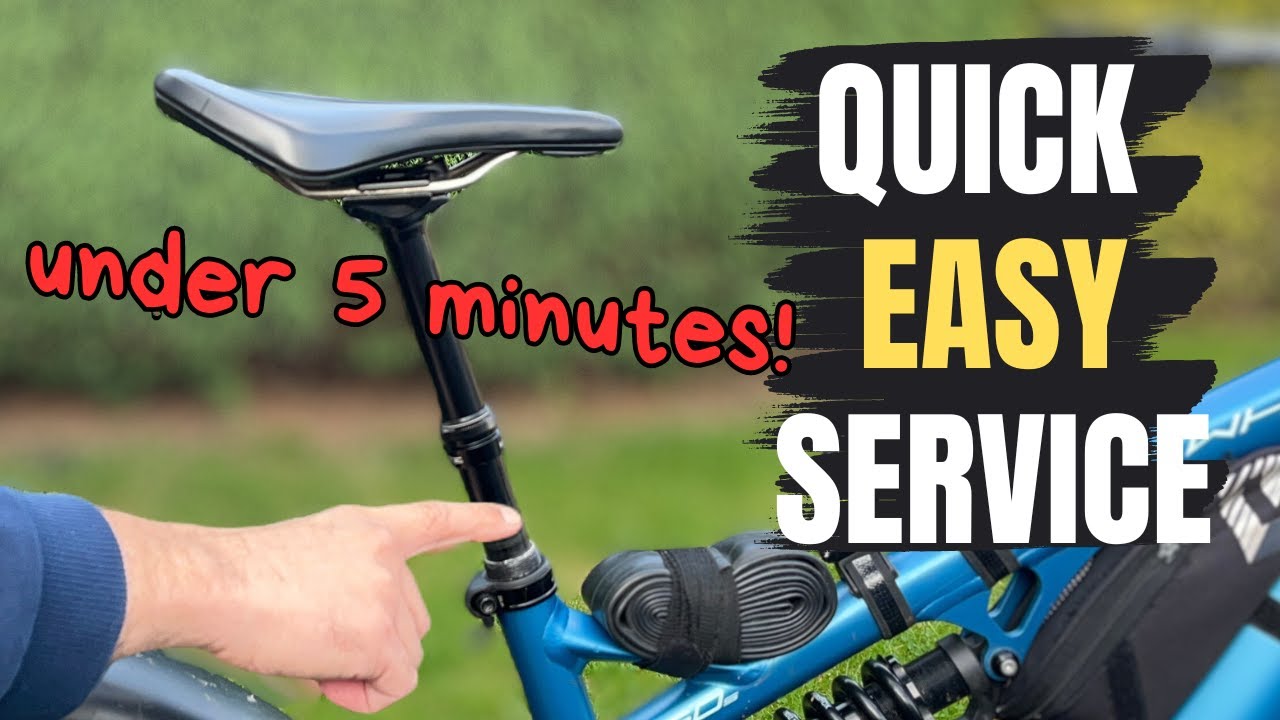 The Quickest Way to Service Dropper Post - YouTube