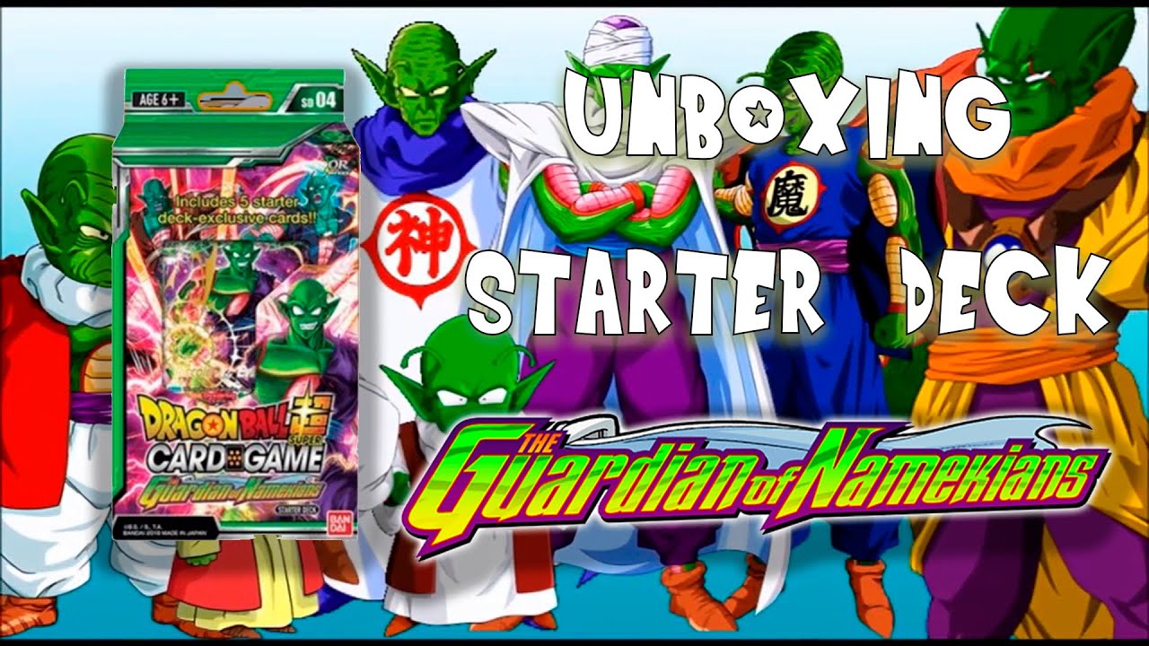 UNBOXING THE GUARDIAN OF NAMEKIANS - STARTER DECK #04 - YouTube
