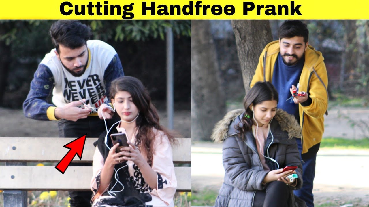 Cutting Peoples Earphones Then Giving Them Airpods | Prank in Pakistan ...