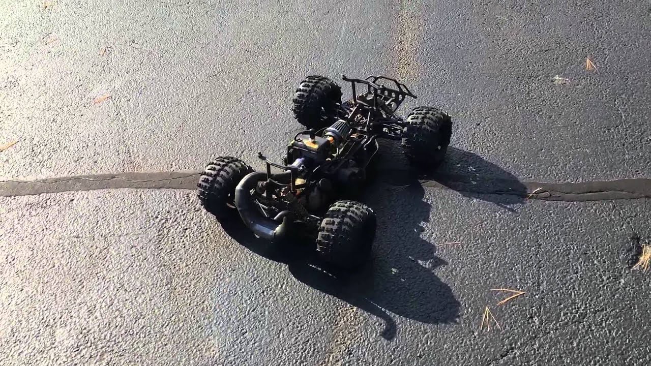 Redcat Rampage XT - Running rich/tuning - YouTube