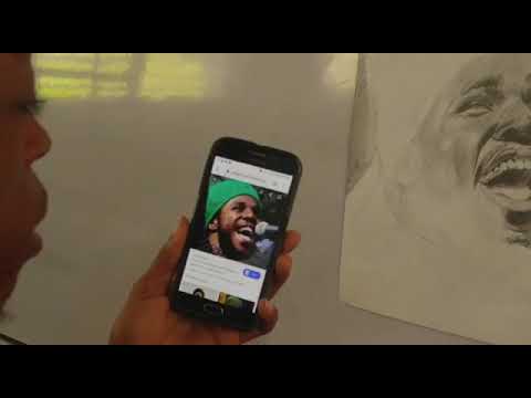How to draw chronixx part (2) - YouTube
