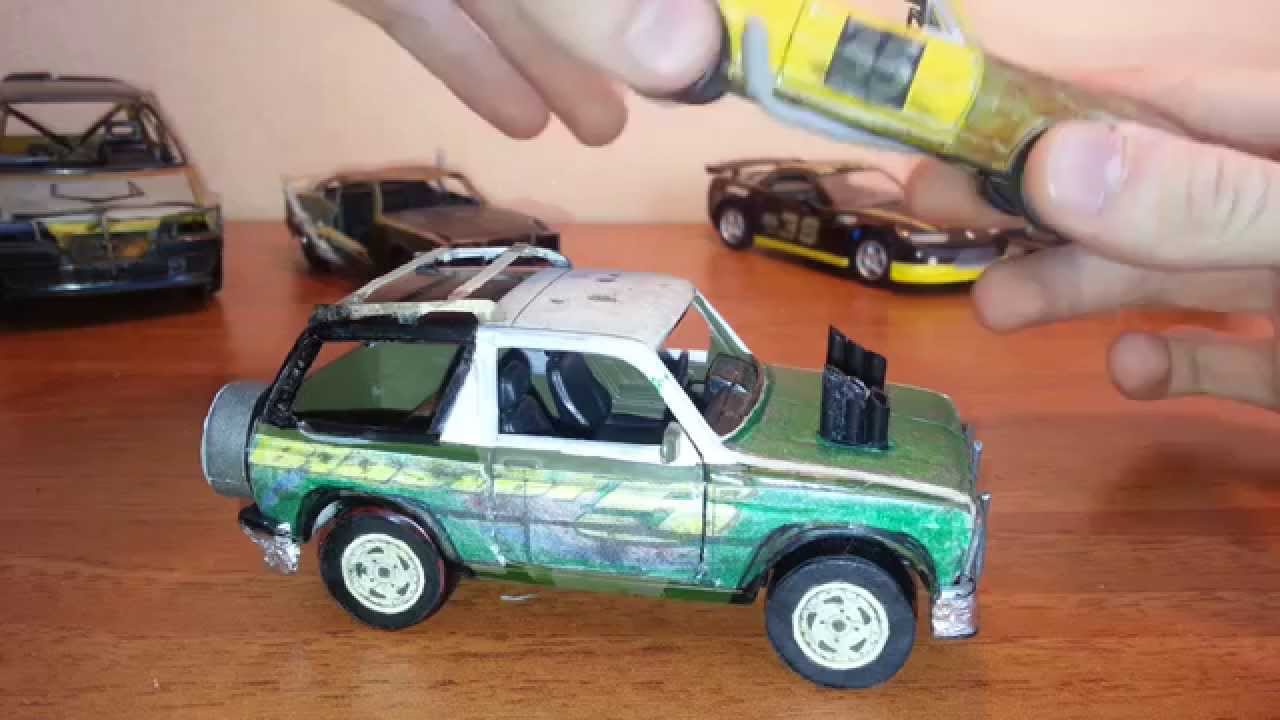 Blaster XL from FlatOut 2 scale model 1:34 (handmade) Обзор - YouTube