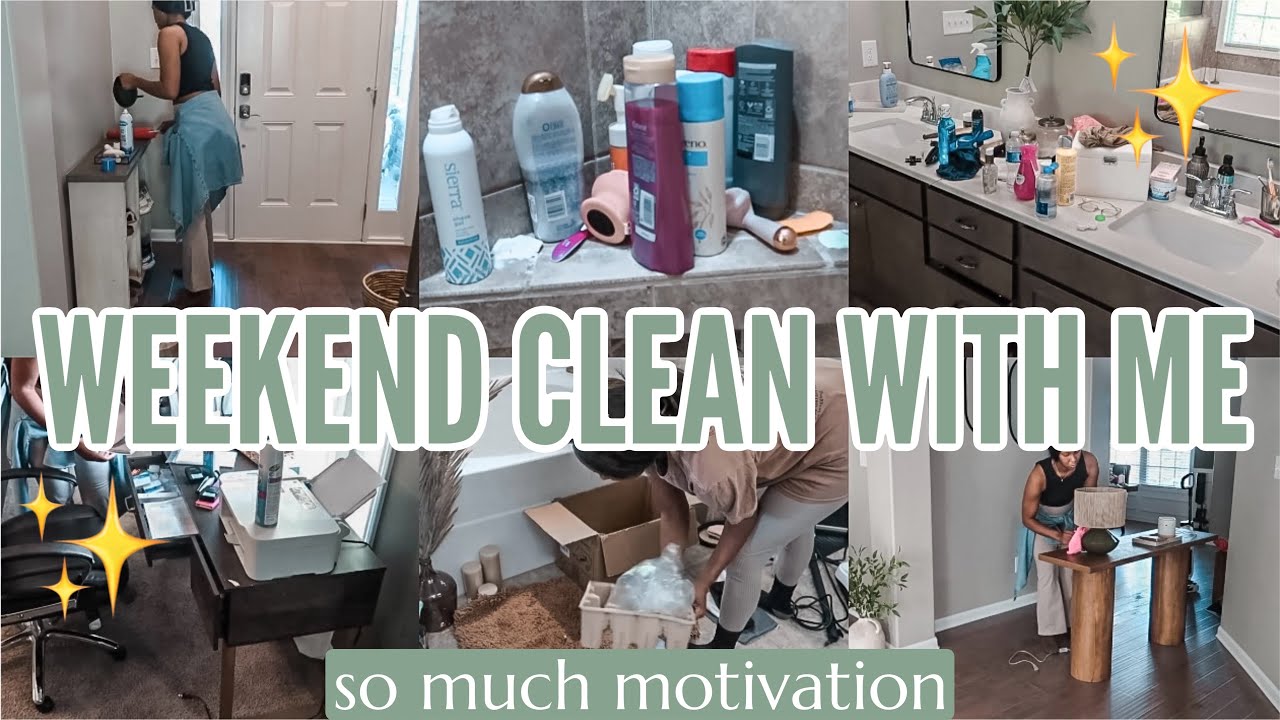 WEEKEND CLEAN WITH ME | NEW CLEANING MOTIVATION | 2025 CLEAN WITH ME ...