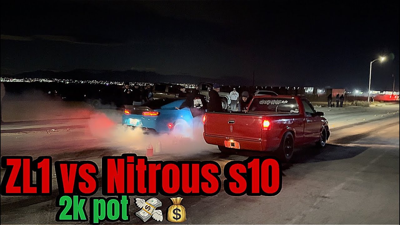 Nitrous s10 vs ZL1 In Mexico #chevy #zl1 - YouTube