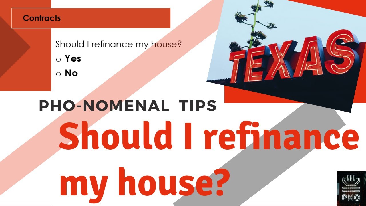 Refinancing your Property - Pass TREC Real Estate Exam - YouTube
