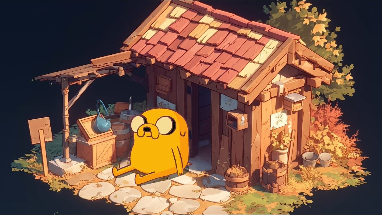 Adventure Time Lofi - Beats for a Peaceful Day at the Shed - YouTube