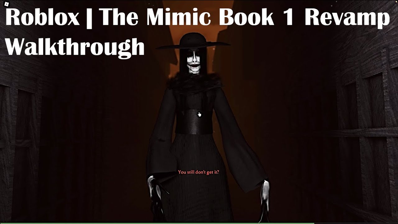 Roblox | The Mimic Book 1 Revamp Walkthrough (Chapters 1-3) - YouTube