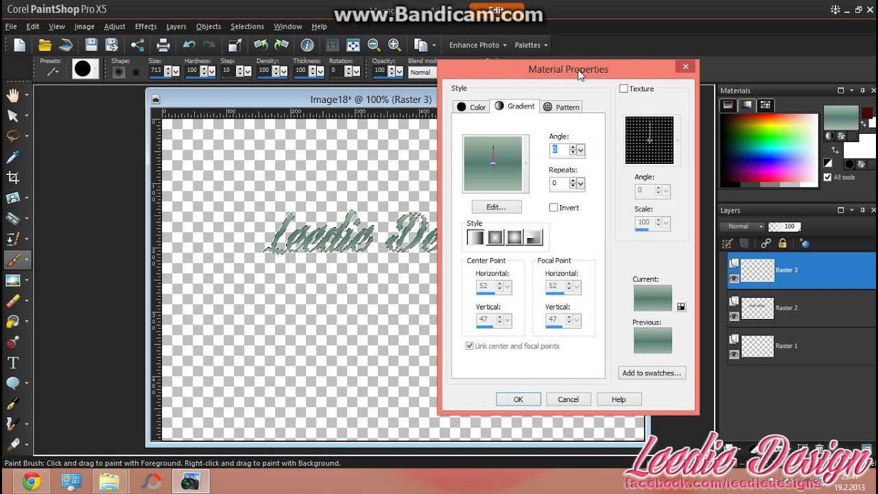 Corel Paint Shop Pro Tutorial Section 2/ Logo ve Yazı Tasarımı - YouTube