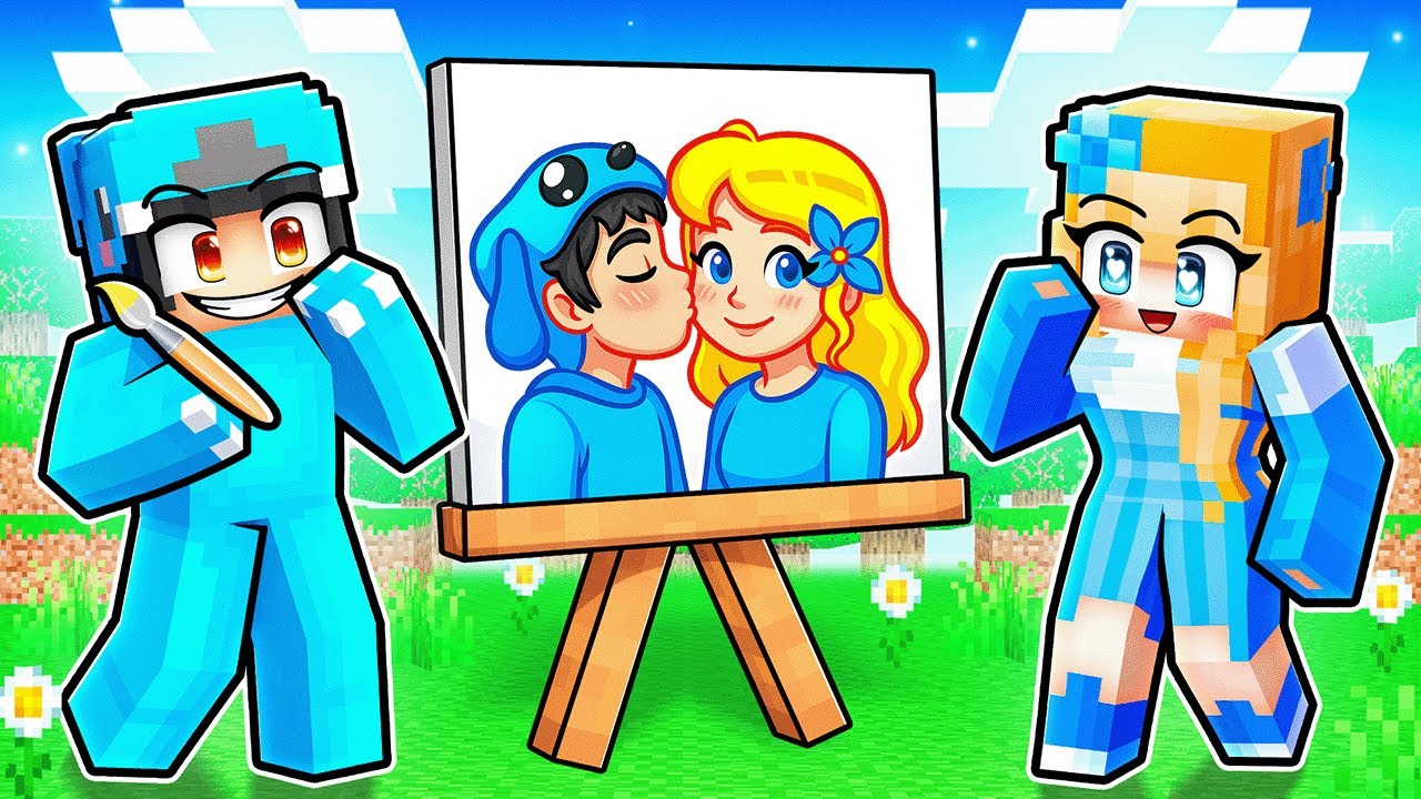 Minecraft COUPLE SPEED DRAW! - YouTube