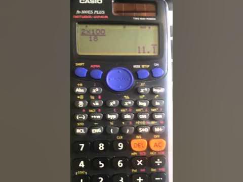 How to convert fractions into decimal on CASIO calculator - YouTube