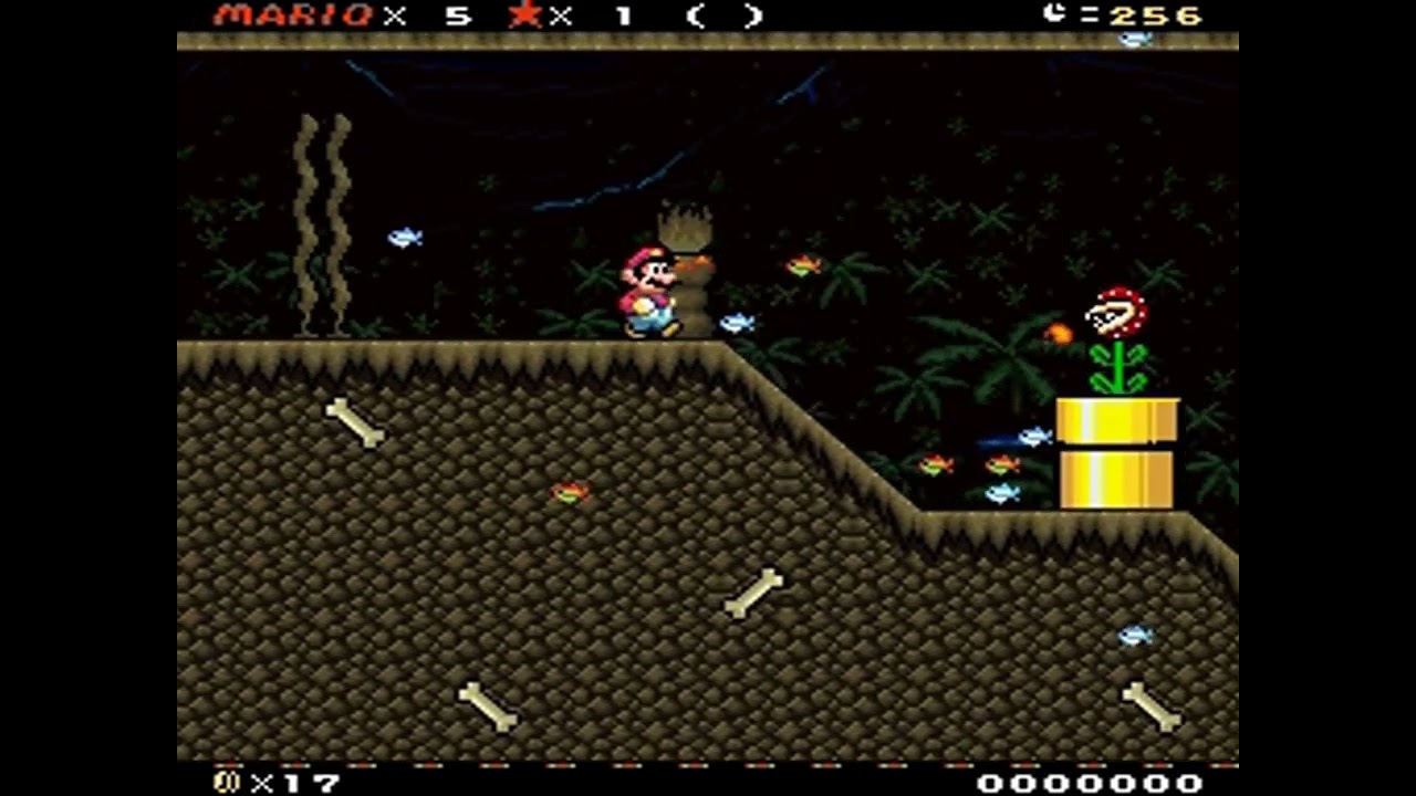 SMW Custom Level - Ocean Volcanic Valley - YouTube