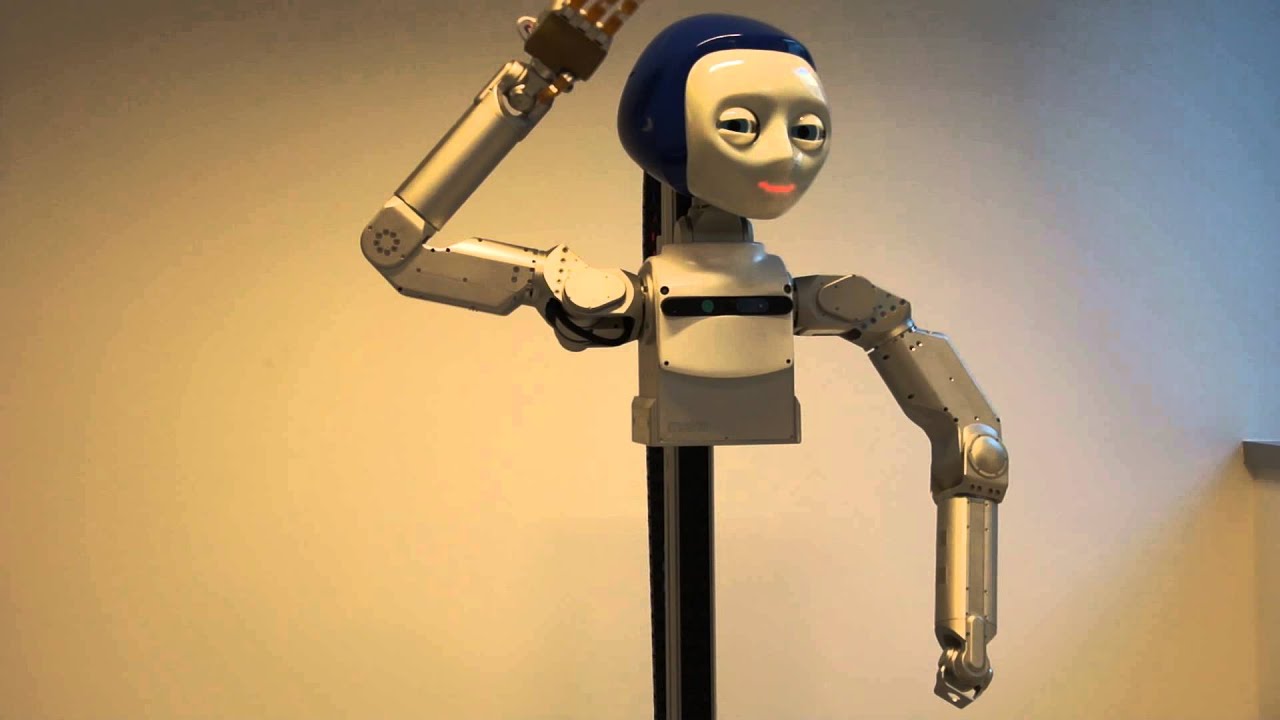 Meka robot at ENSTA ParisTech - YouTube