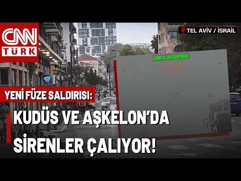 İran İsrail'e Yeni Saldırı Başlattı! İsraillilere \