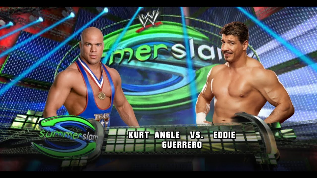 Eddie Guerrero vs. Kurt Angle: SummerSlam 2004 WWE 2K23 4K Ultra - YouTube