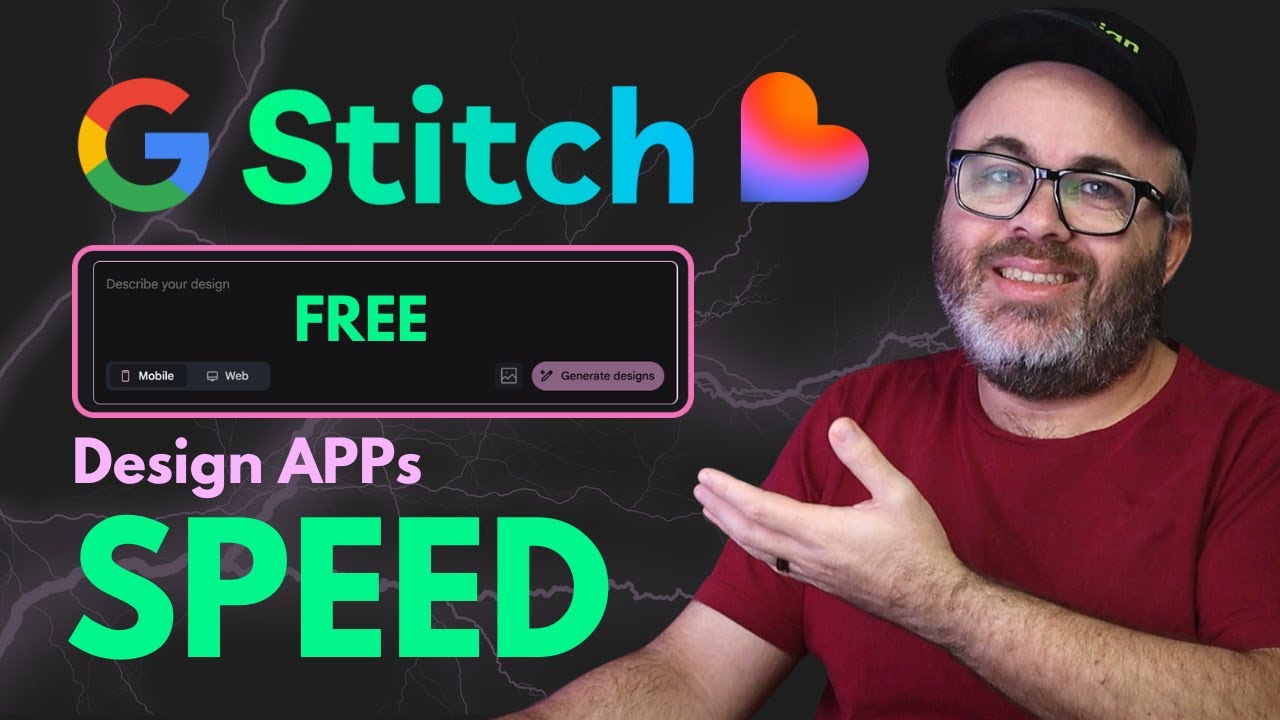 Google Stitch, design de interface! IA TOTALMENTE GRATUITA - YouTube