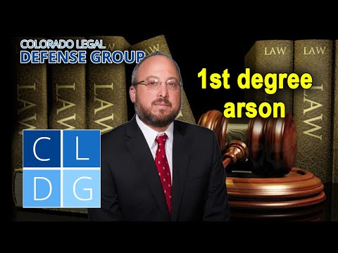 18-4-102 CRS - First-degree Arson - Colorado Law & Penalties