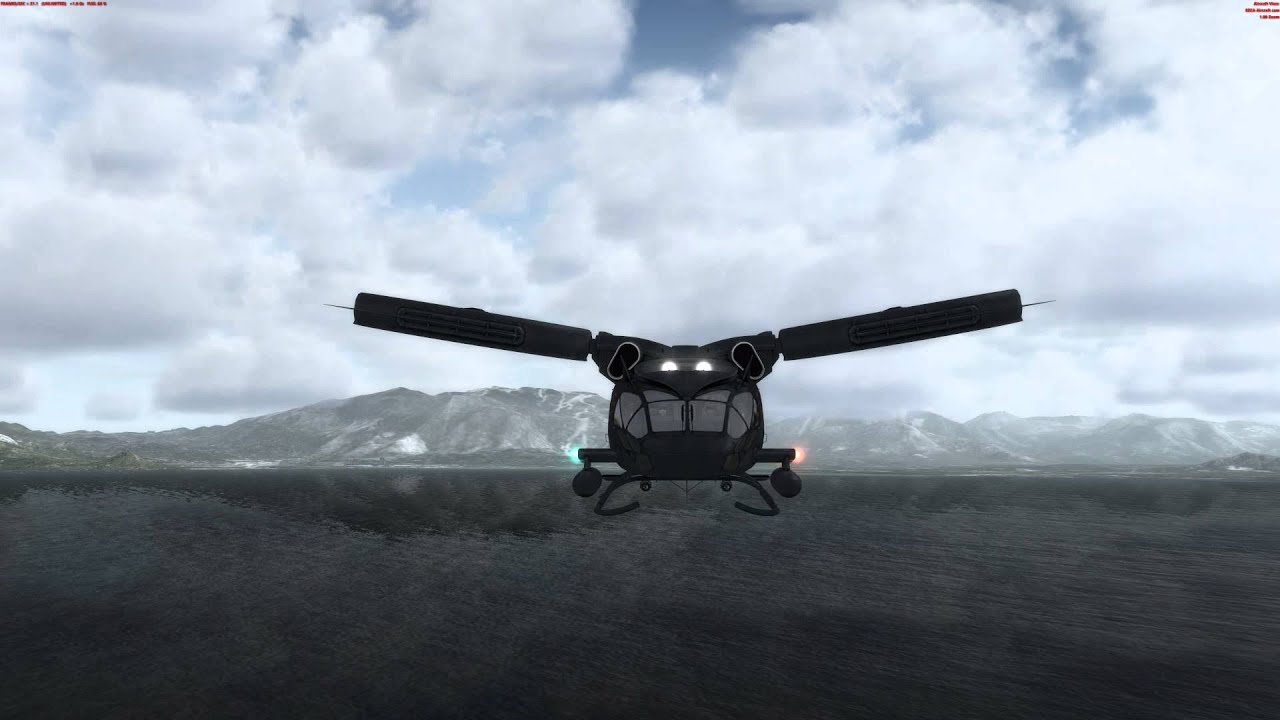 Aerospatiale Samson SA-2 Helicopter M45 to KTRK - YouTube