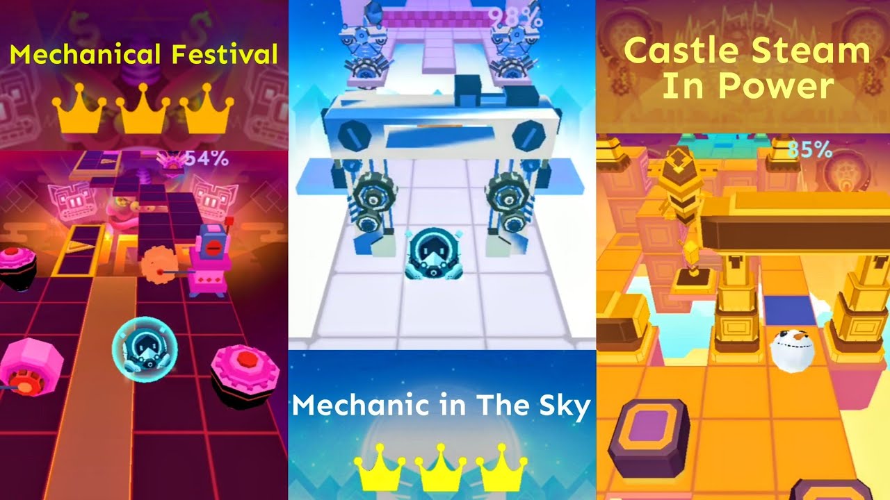 Rolling Sky - Mechanical Festival, Mechanic in The Sky, Castle Steam ...