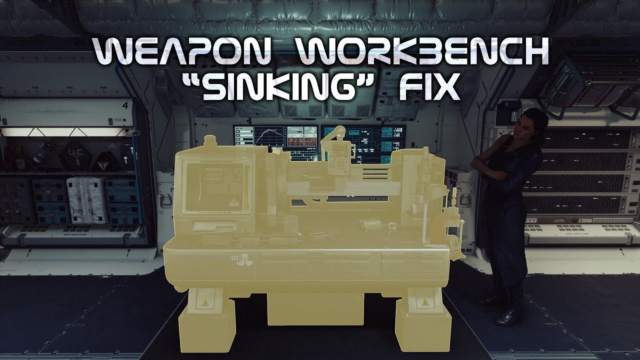 Weapon Workbench "Sinking" Fix Demo - Starfield - YouTube