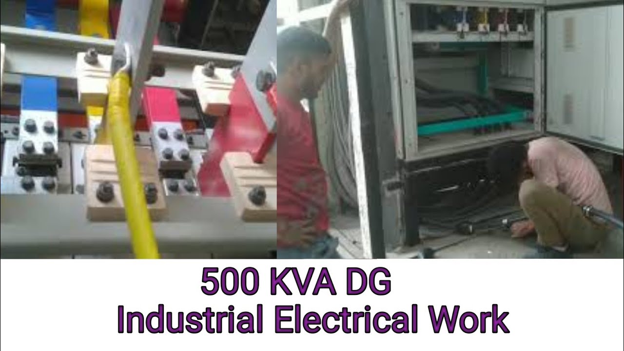 500 KVA DG Cable Termination | Industrial Electrician Work | Electrical ...