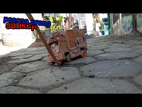miniatur truk oleng