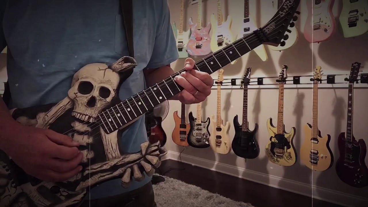 Jamming on my Lynch Skull and Bones Guitar - MOM - JFrog - ESP ...