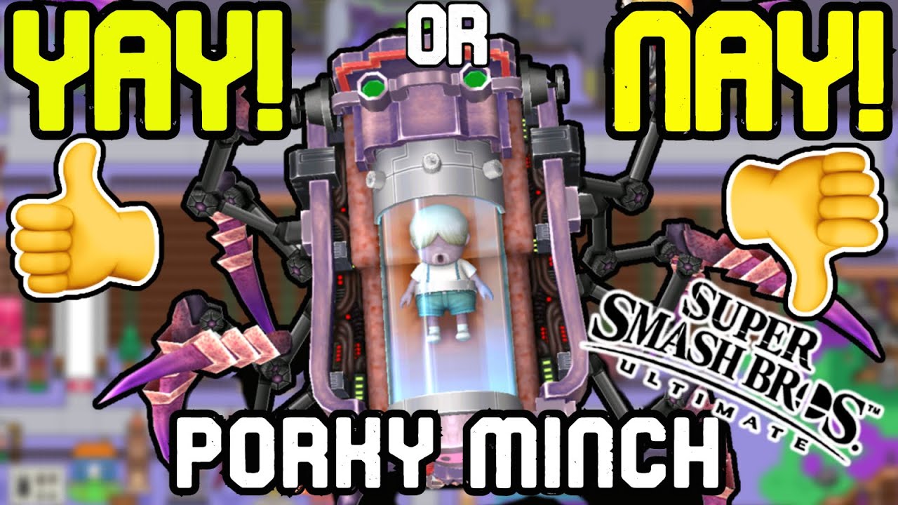 Should PORKY MINCH be in Smash Bros DLC - YouTube