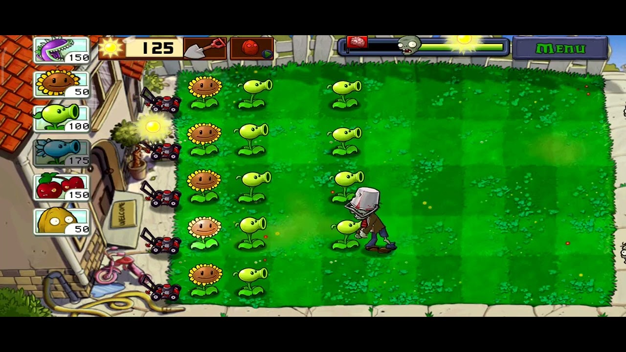 Plants vs Zombies gameplay // part 6 // easy GAMEPLAY video // # ...