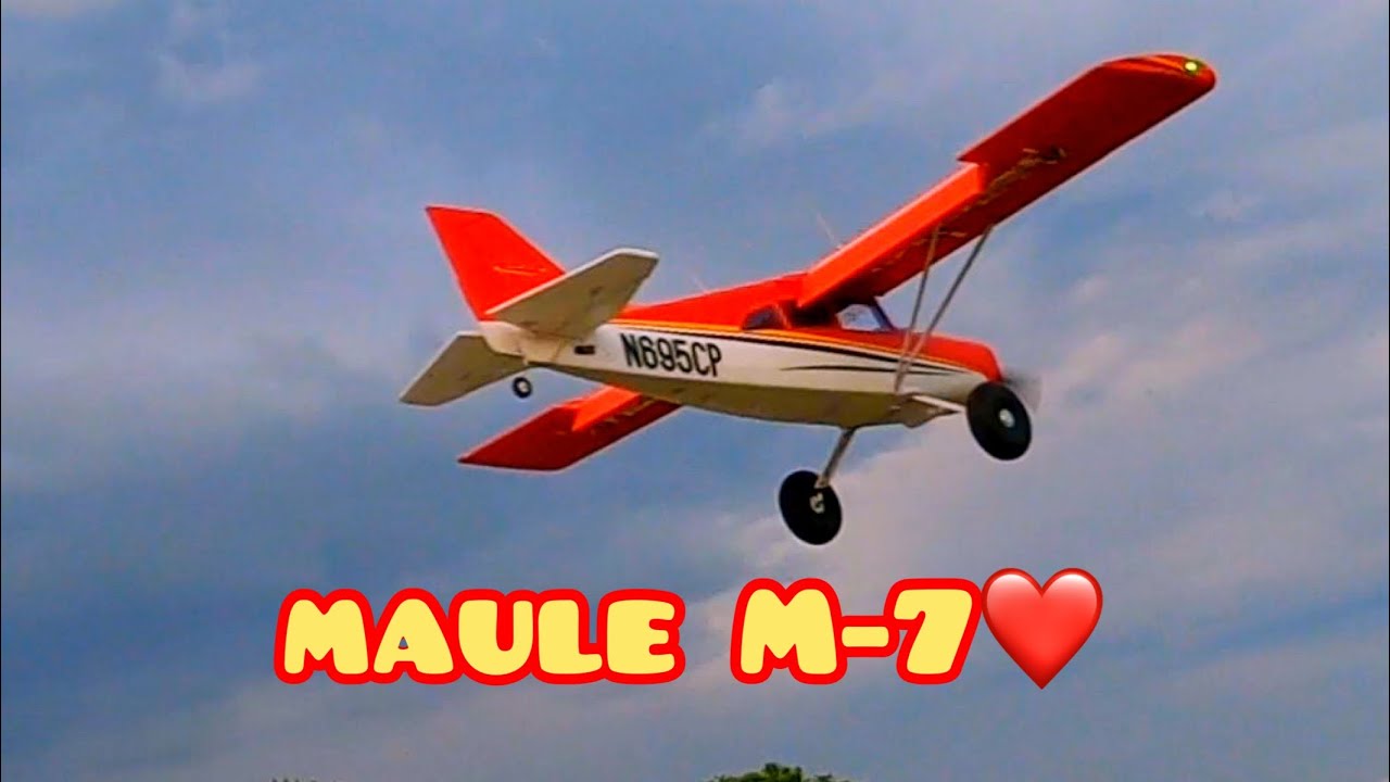 #eflite maule M-7🛶🏜️ on more flight on a awesome, calm morning 😁 ️🌤️ # ...