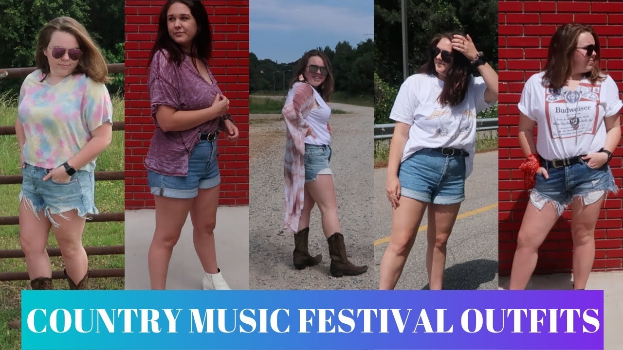 COUNTRY MUSIC FESTIVAL LOOKBOOK | VLOG² 22 - YouTube