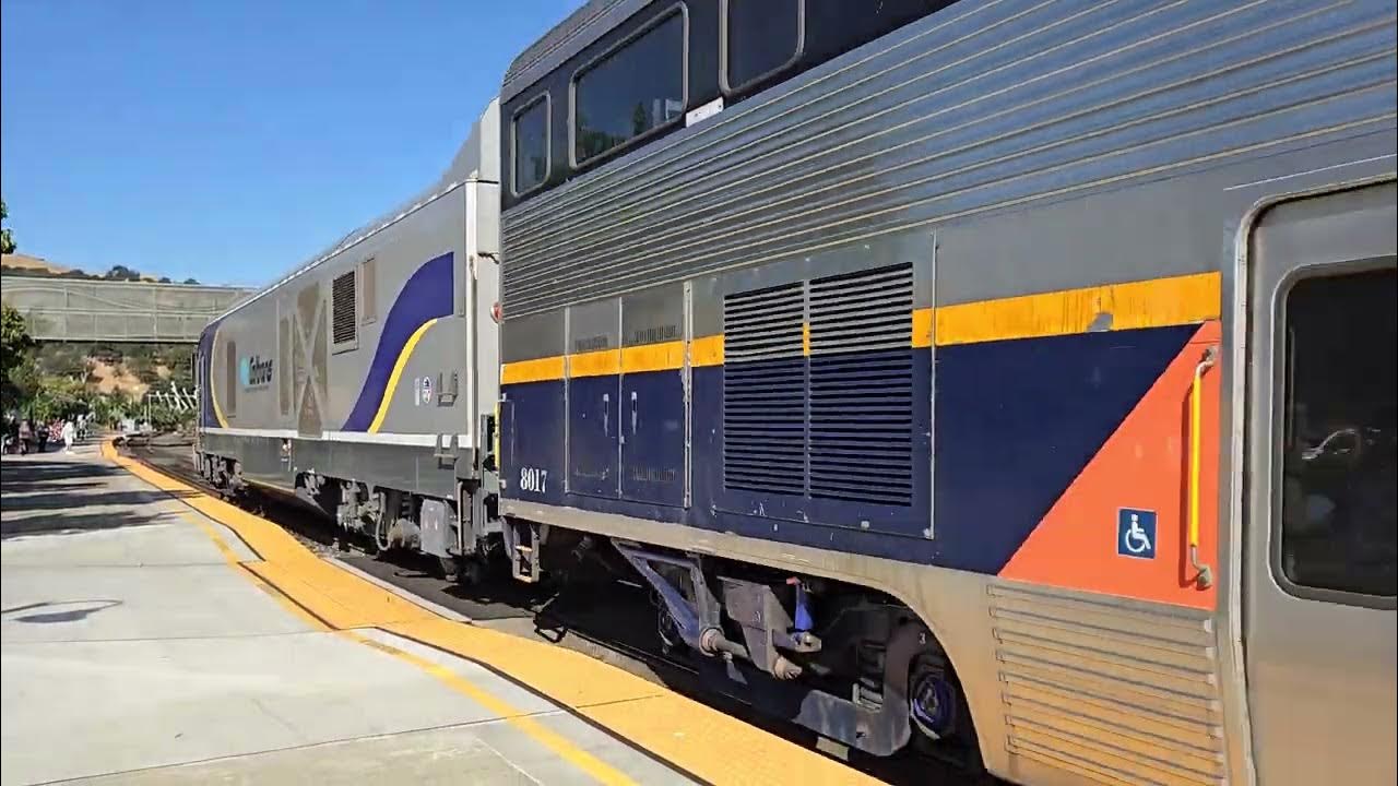 Amtrak Capitol Corridor #729 at Martinez Station with CDTX #2124 SC-44 and #8305 Cab Car #amtrak ...