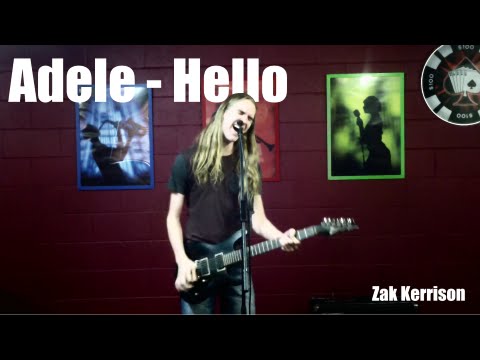 Adele - Hello - Rock Cover By Zak Kerrison - YouTube