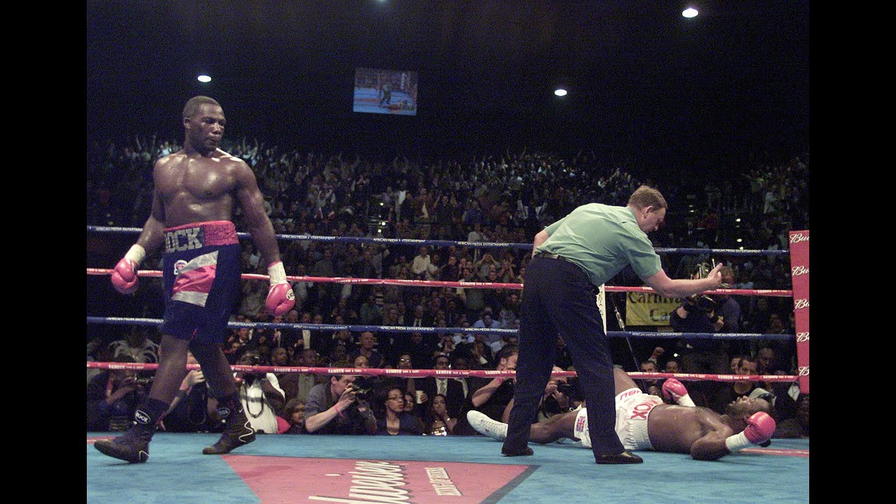 KNOCKOUT!!! Lennox LEWIS of England vs Hasim RAHMAN of USA l HD - YouTube