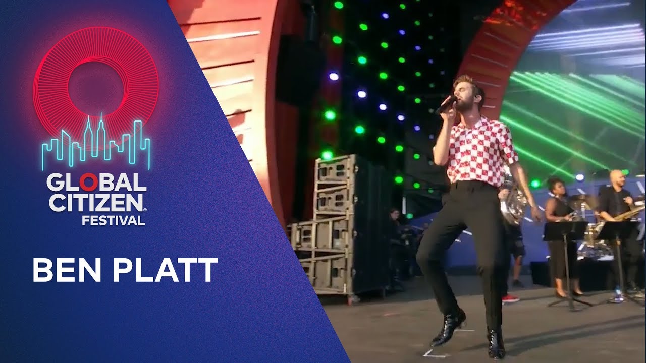 Ben Platt performs Rain | Global Citizen Festival NYC 2019 - YouTube