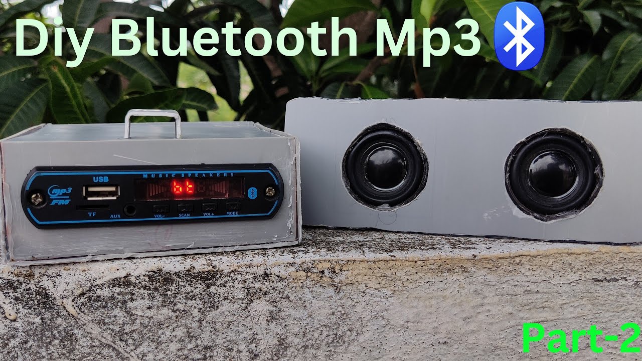 How To Make Diy Bluetooth Mp3 speaker With Pvc Sheets || Part-2 - YouTube