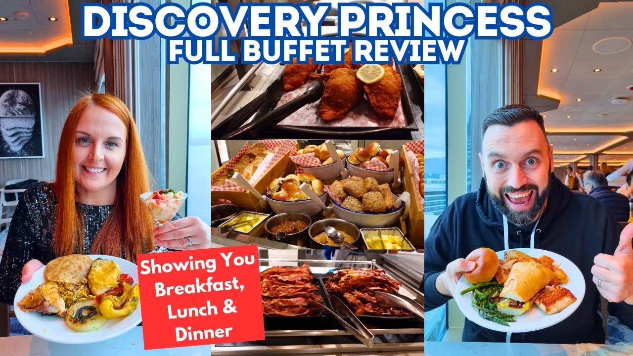 Discovery Princess BUFFET - The BEST Cruise Buffet EVER! FULL TOUR For ...